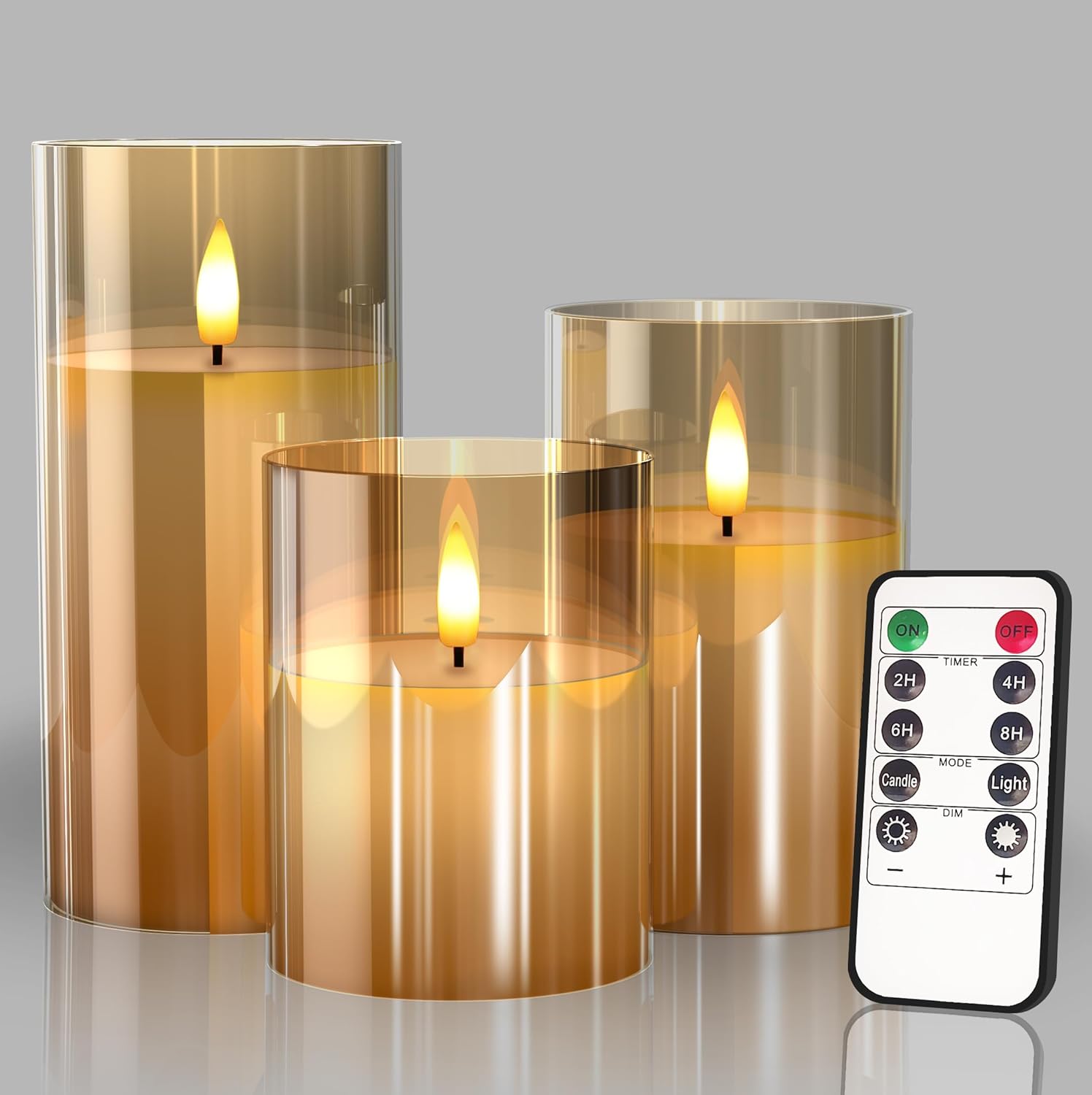 EverGlow™️ - Flameless Candle Set – richmondrosestore